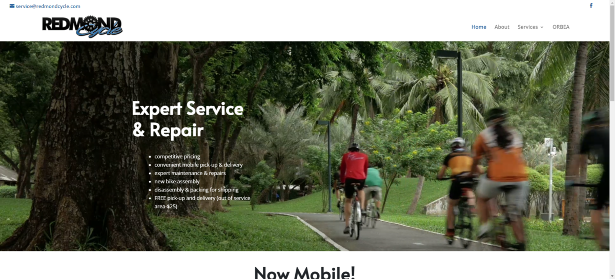 Redmond Cycle - Worry Free Sites | Worry Free WordPress Websites